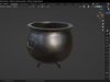 3D model Cauldron - Witches Cauldron 3D Model VR / AR / low-poly | CGTrader