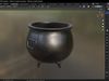 3D model Cauldron - Witches Cauldron 3D Model VR / AR / low-poly | CGTrader