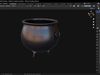 3D model Cauldron - Witches Cauldron 3D Model VR / AR / low-poly | CGTrader