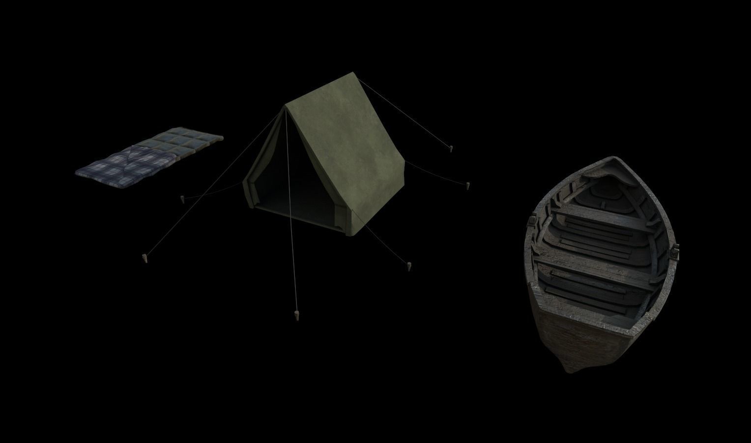 3D model Adventure Prop Pack VR / AR / low-poly | CGTrader