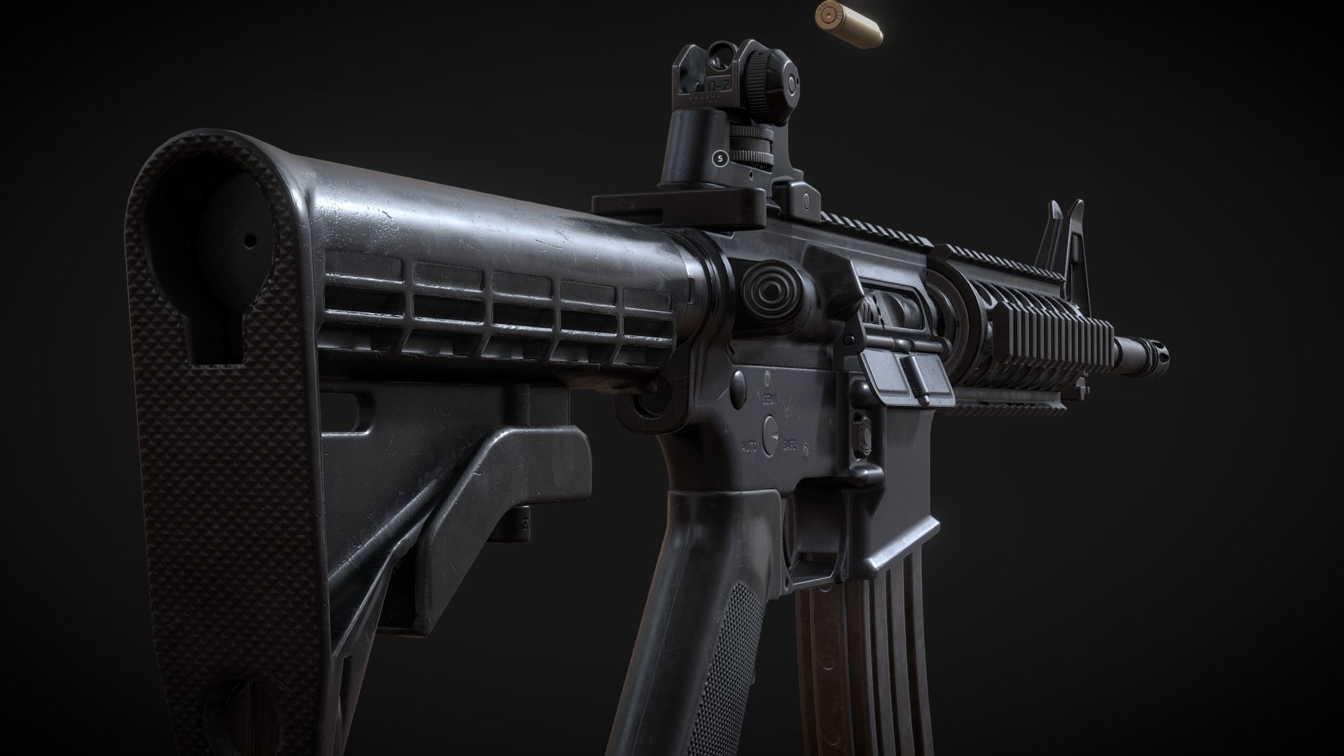 M4A1 carbine 3D model | CGTrader