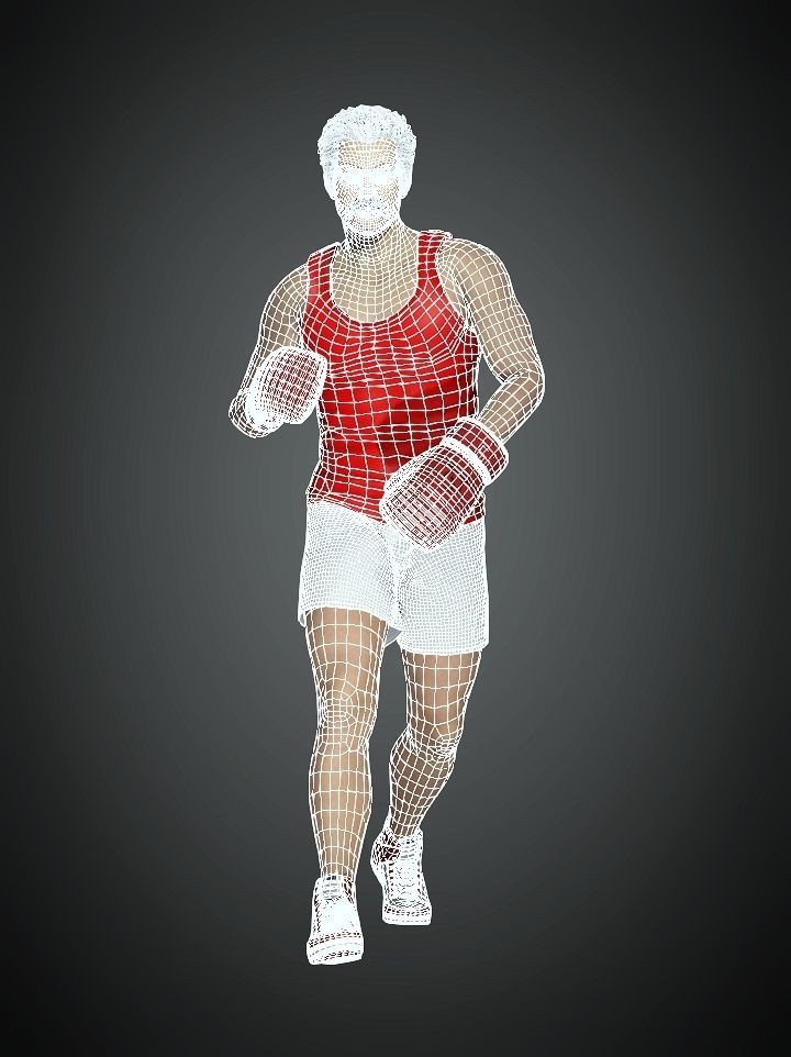 3D model Boxer human model fbx VR / AR / low-poly | CGTrader