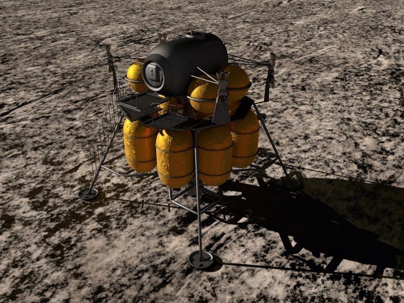 NASA Artemis lunar lander free 3D model | CGTrader