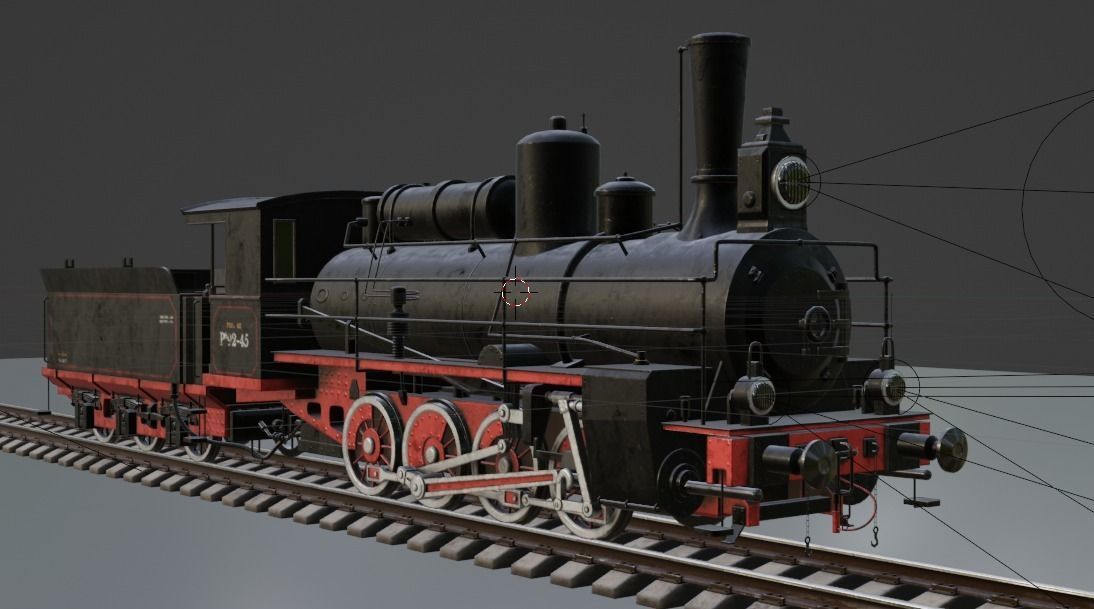 Train 3D model | CGTrader