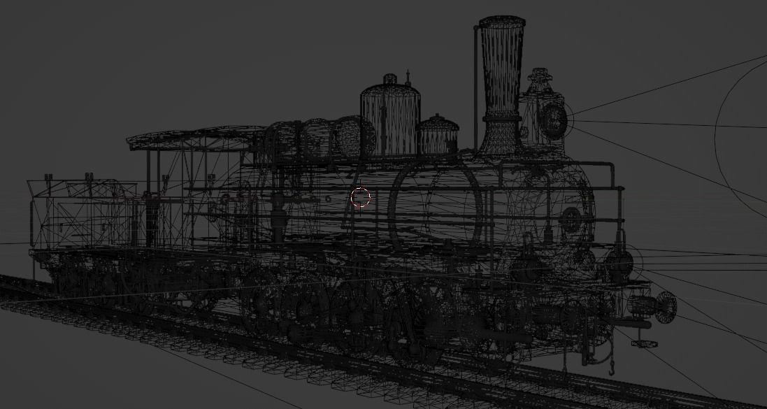 Train 3D model | CGTrader