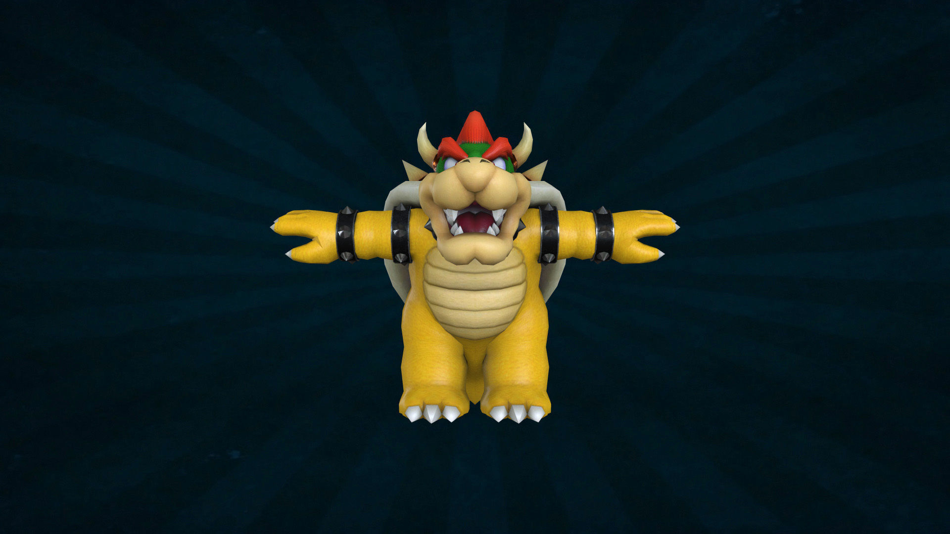 3D model BROS-021 Rigged Bowser VR / AR / low-poly | CGTrader