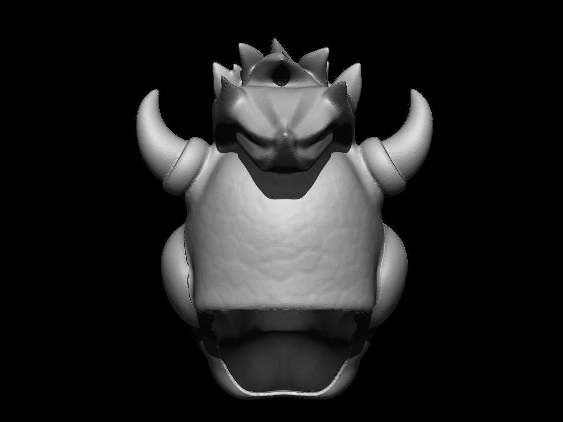 Bowser Mask 3D model 3D printable | CGTrader