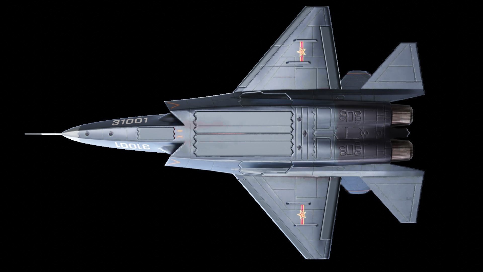 3D model Shenyang J-31 Chinese strike fighter VR / AR / low-poly | CGTrader