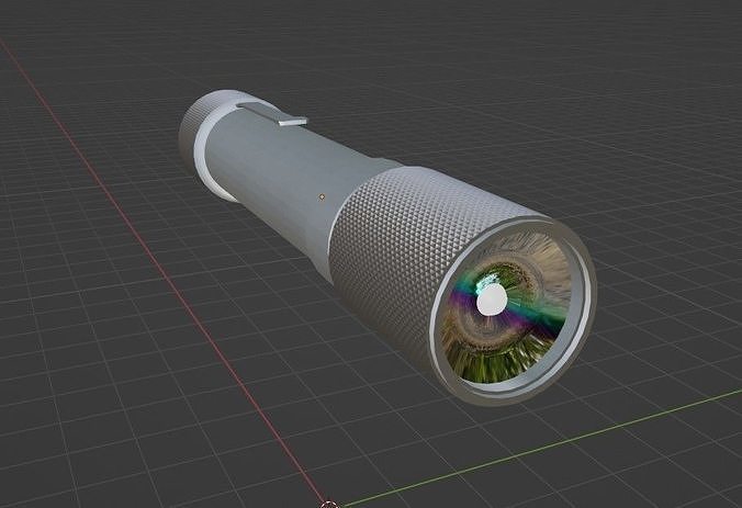 3D model metal flashlight VR / AR / low-poly | CGTrader