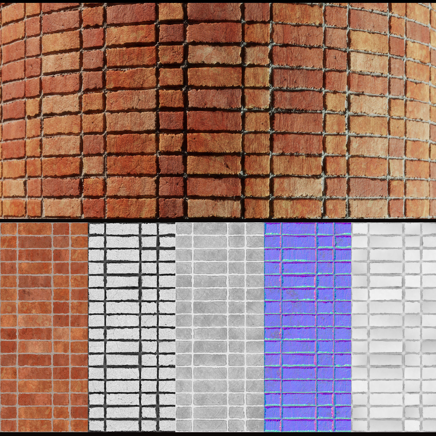 Brick Textures 4Pattern 4K Vol01 Texture | CGTrader