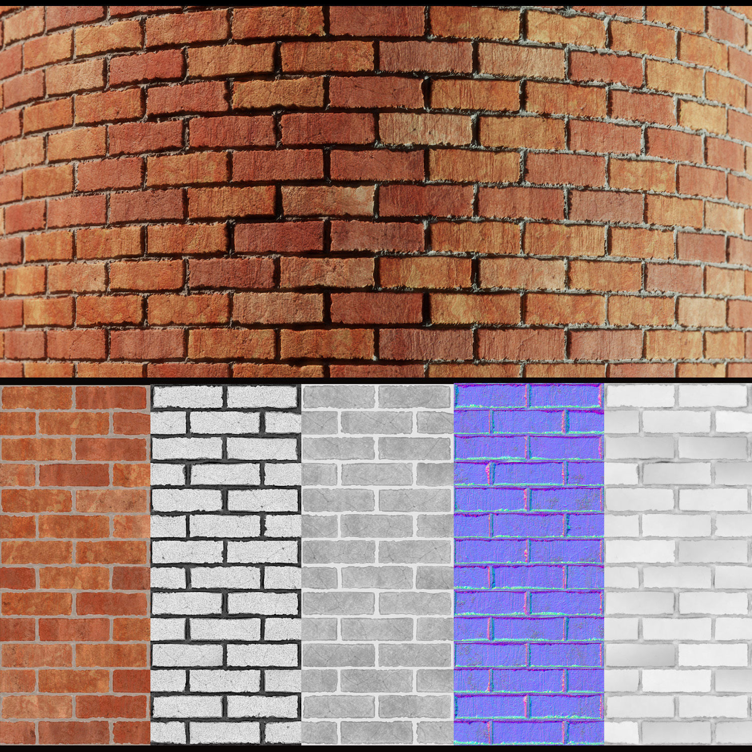 Brick Textures 4Pattern 4K Vol01 Texture | CGTrader