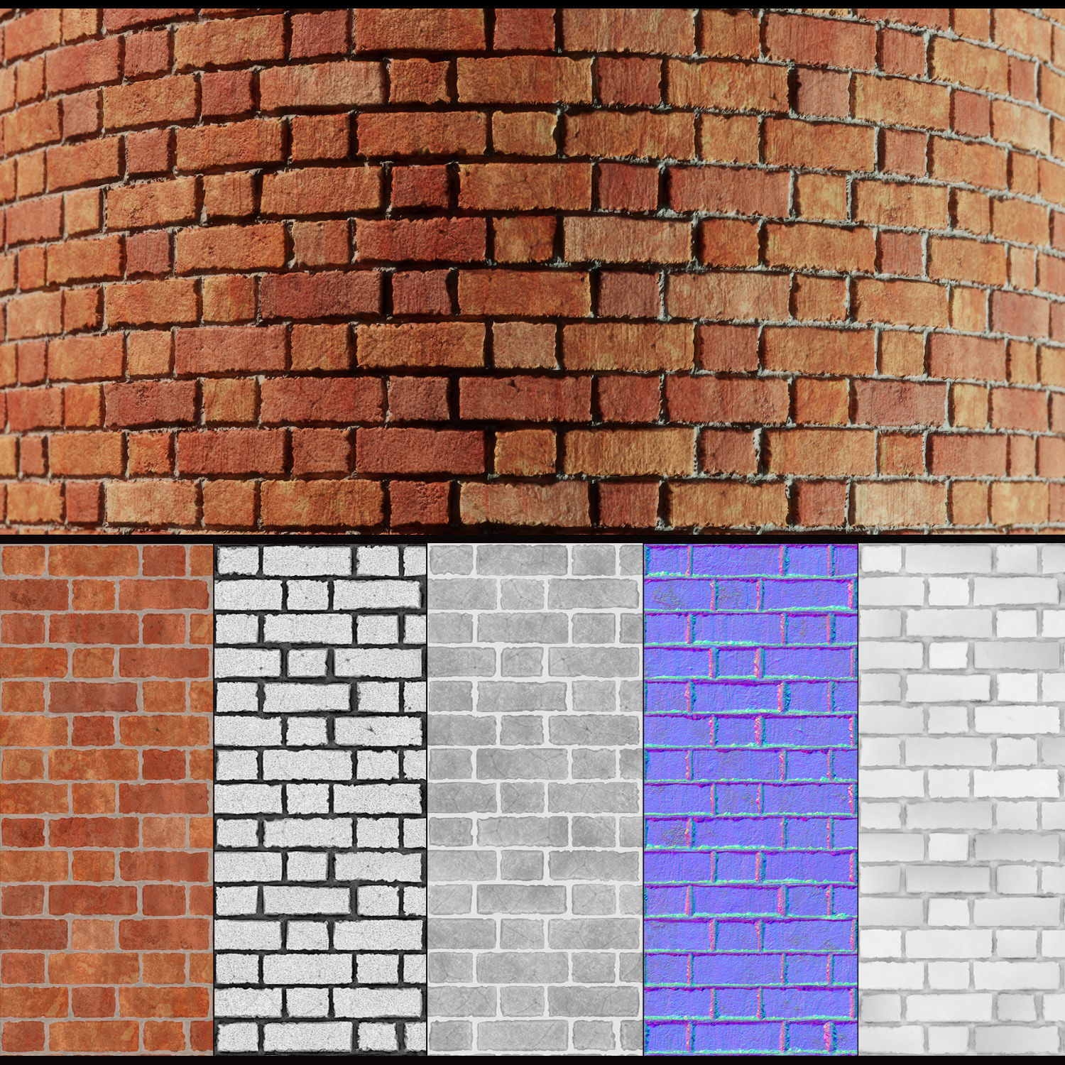 Brick Textures 4Pattern 4K Vol01 Texture | CGTrader