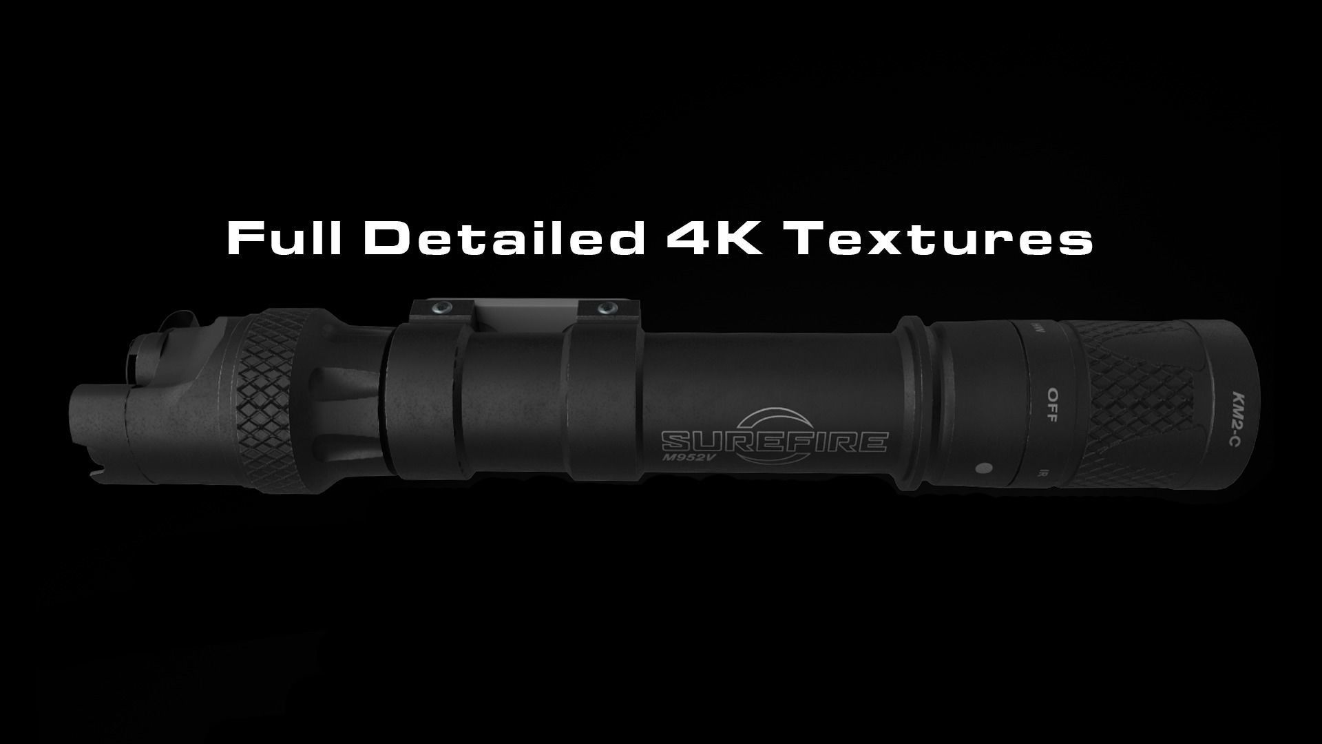 3D model Surefire M952V-Millenium VR / AR / low-poly | CGTrader