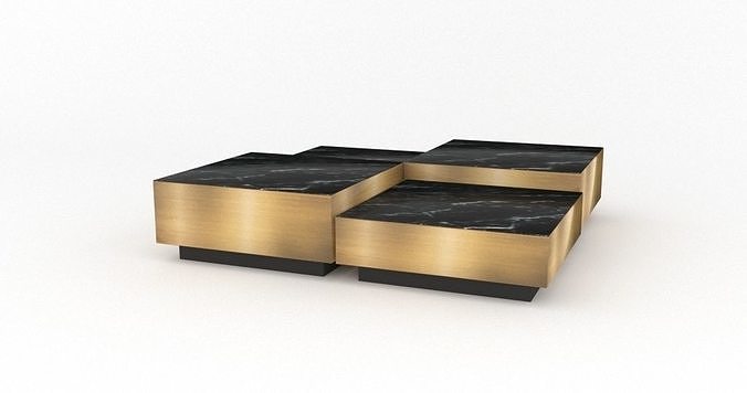 Eichholtz COFFEE TABLE ESPOSITO SET OF 4 3D model | CGTrader