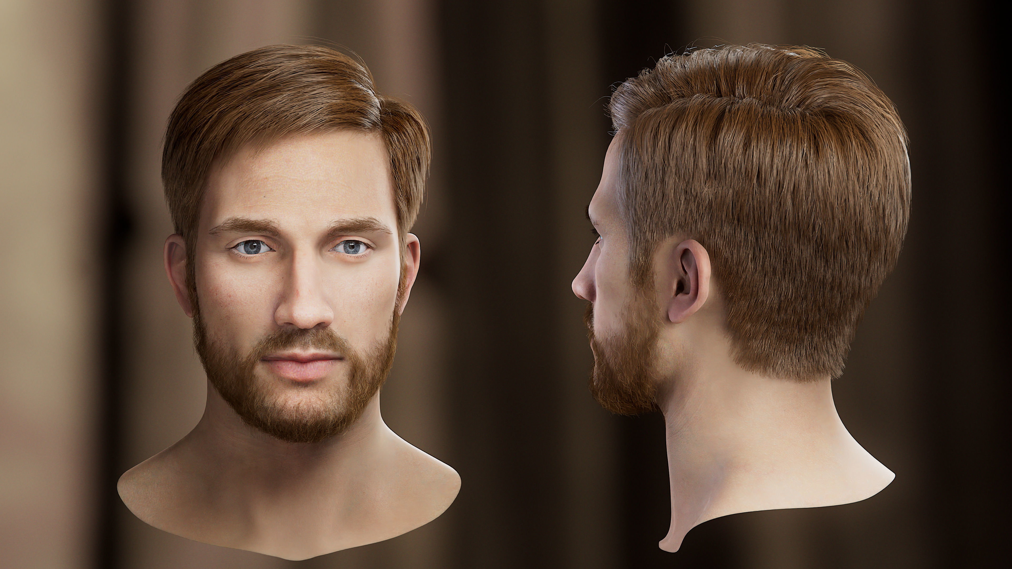 10 Hair Card Hairstyles VFX Grace 3D model | CGTrader