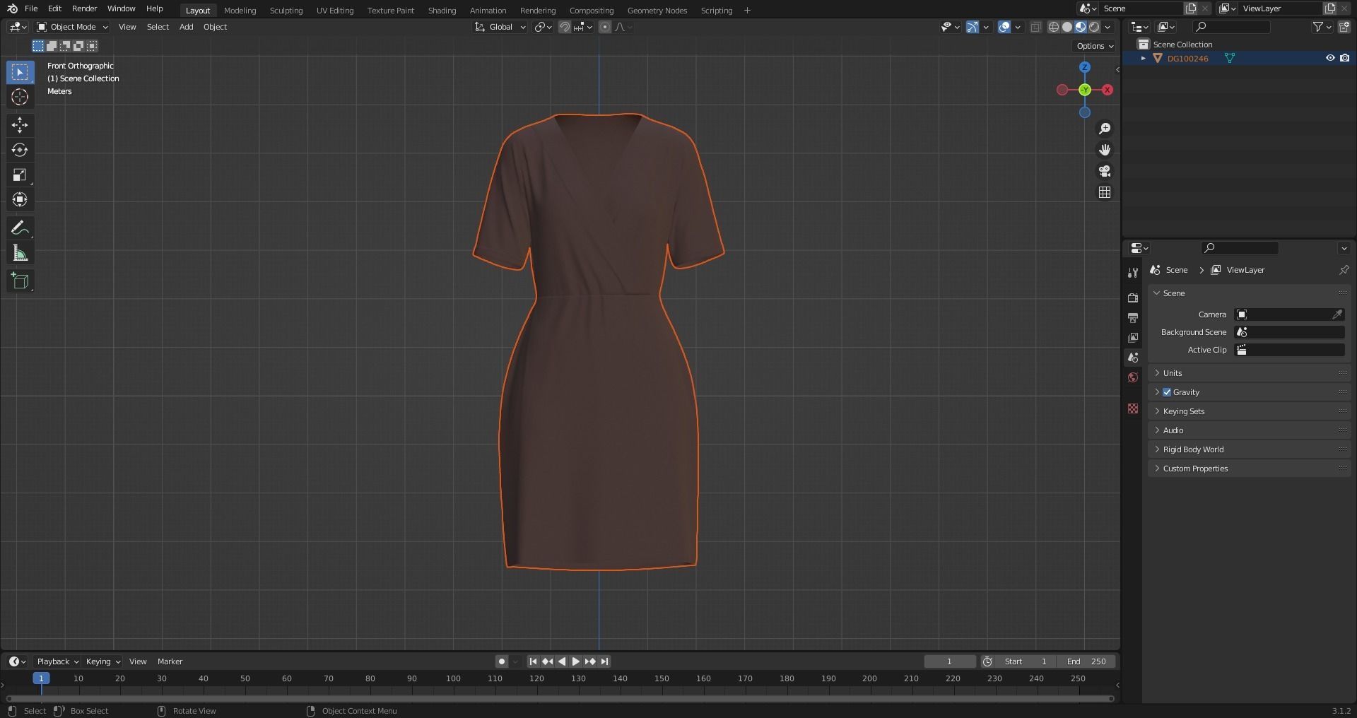 Women Top Design Clothing 3D model | CGTrader