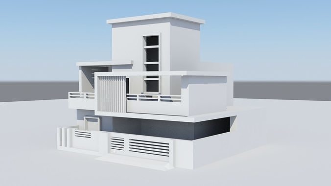 Exterior House Model free 3D model | CGTrader