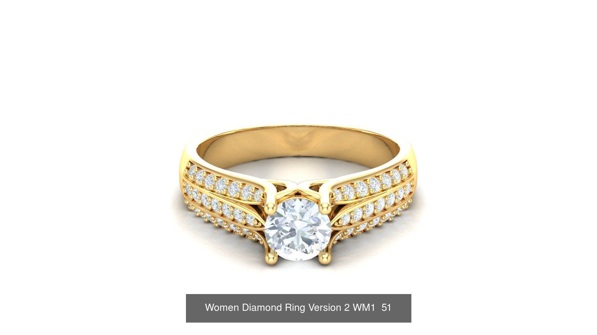Diamond Women Ring New Design 3D Model Collection | CGTrader