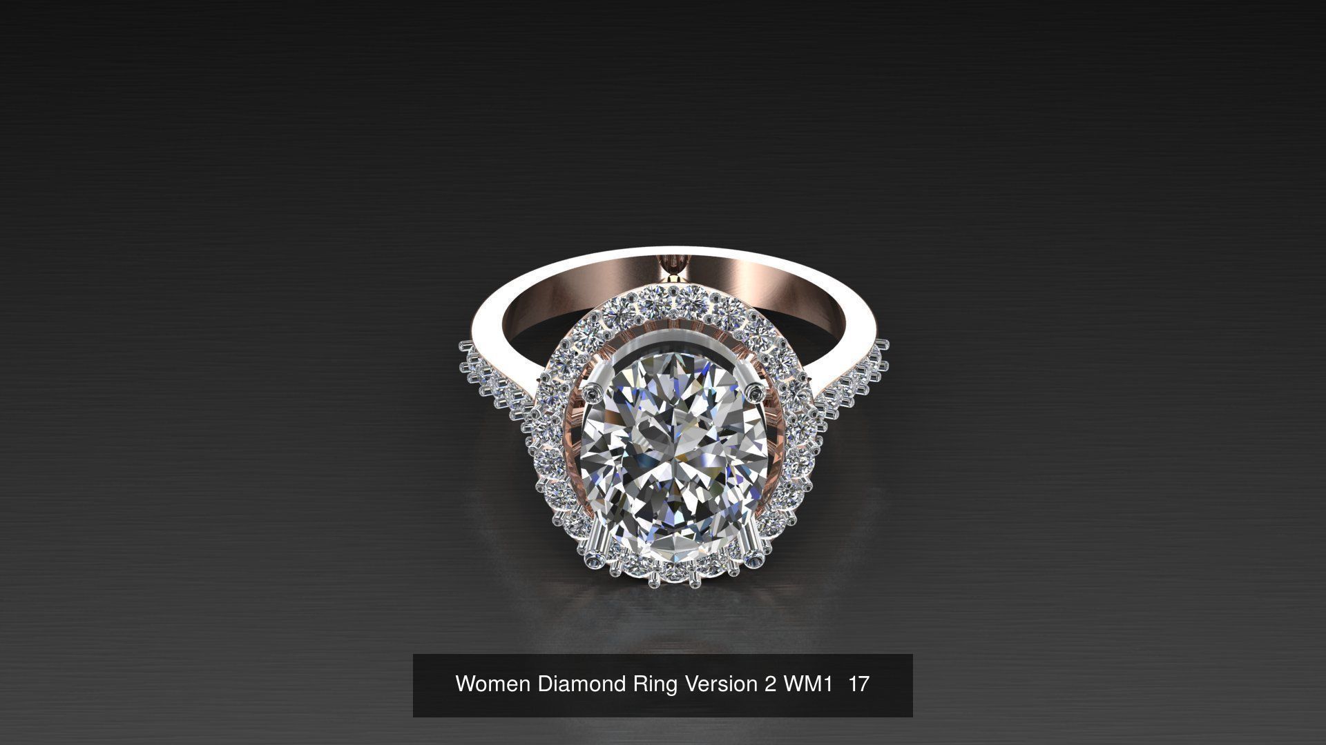 Diamond Women Ring New Design 3D Model Collection | CGTrader