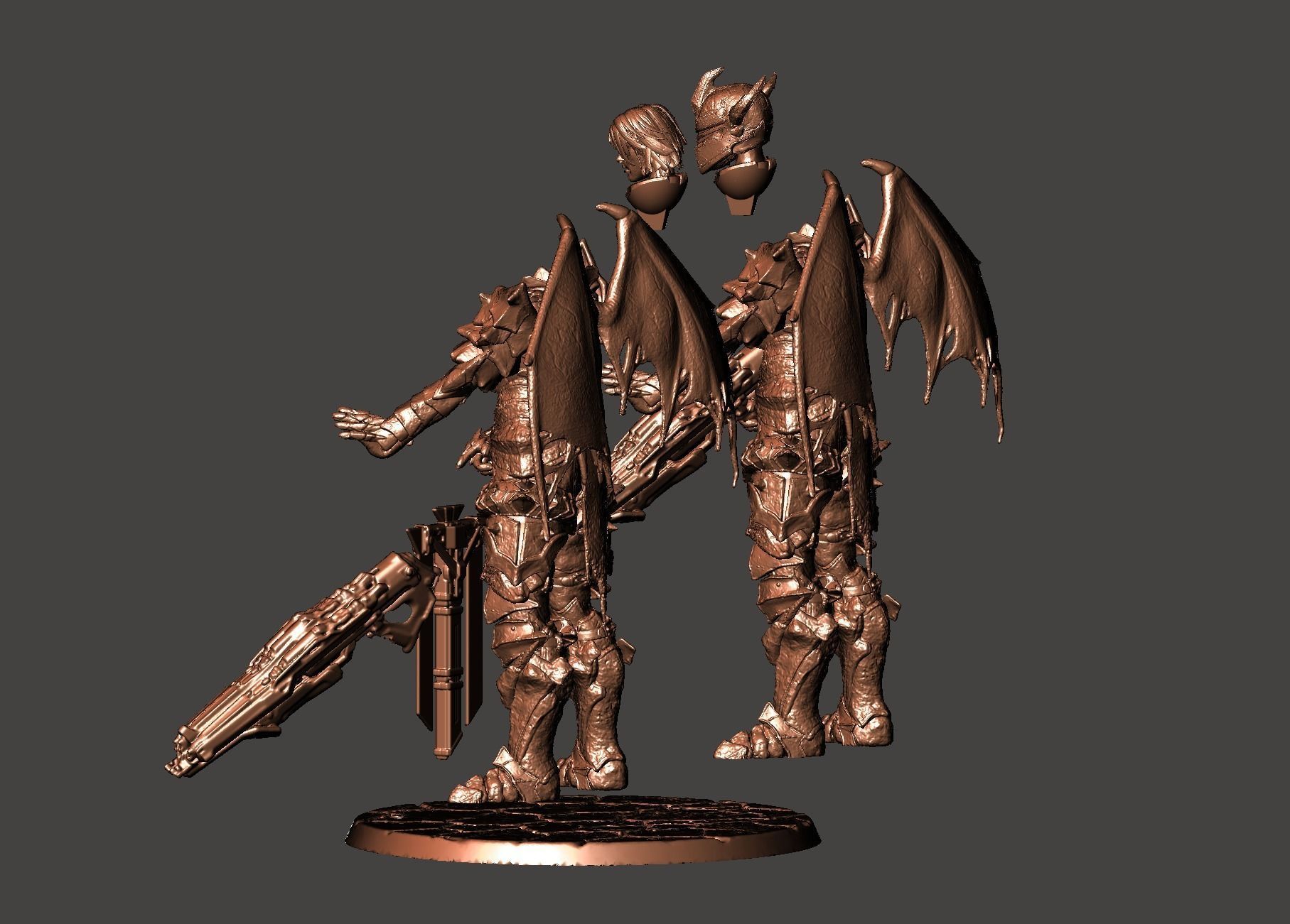 GALENA QUAKE CHAMPIONS TOTEM EPIC VANITY ULTRA HIGH DETAILED STL 3D ...