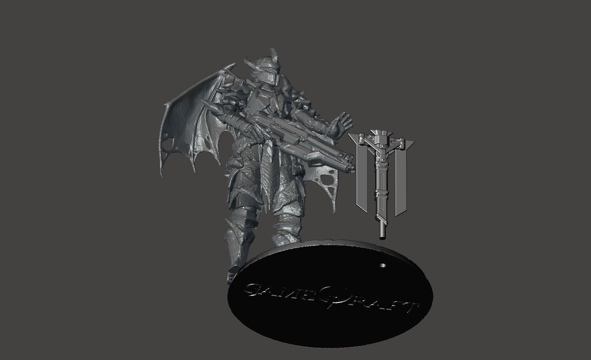 Galena Quake Champions Totem Epic Vanity Ultra High Detailed Stl 3d Model 3d Printable Cgtrader