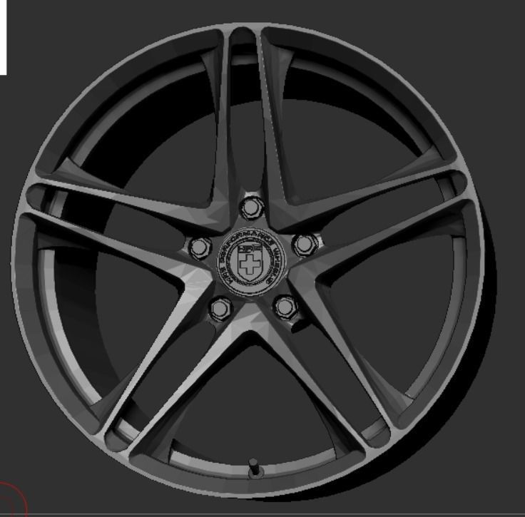 HRE P207 P2 Series Wheels Rims 3D Print Ready 3D model 3D printable ...