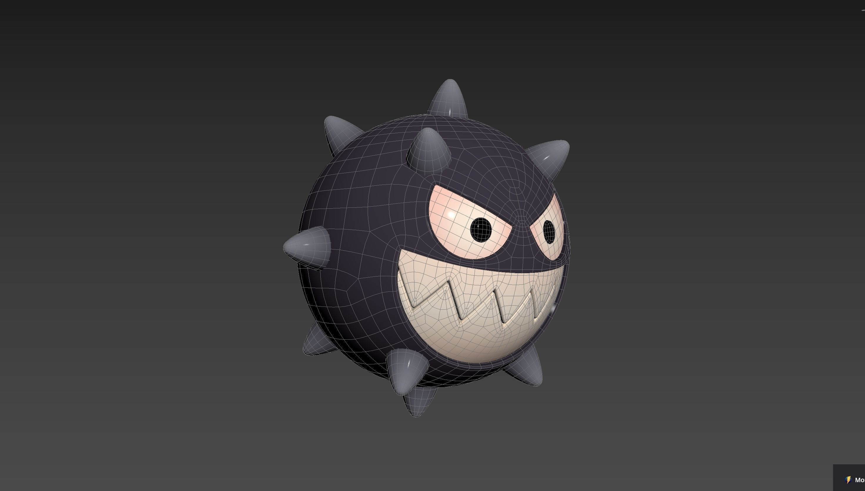 Character244 Spike Ball 3D model | CGTrader
