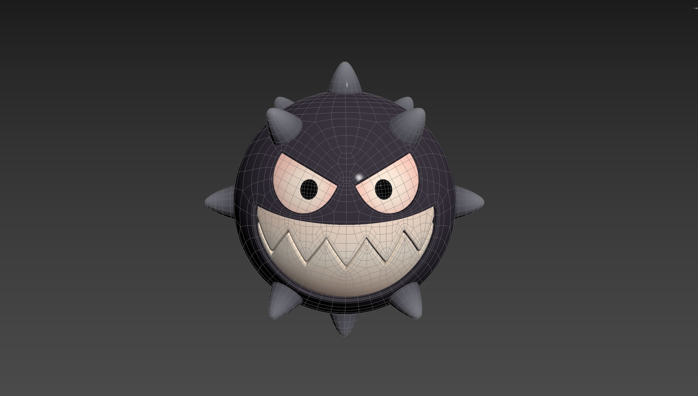 Character244 Spike Ball 3D model | CGTrader