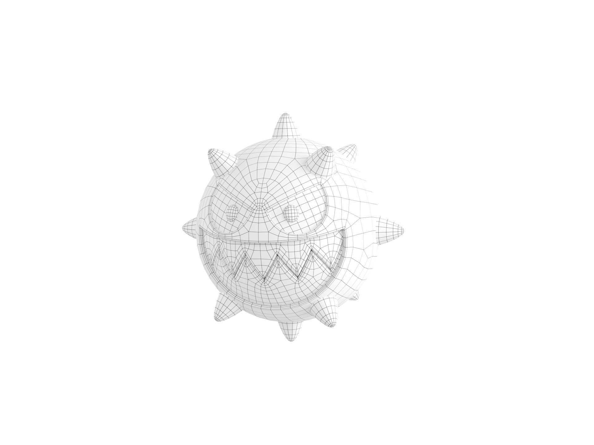 Character244 Spike Ball 3D model | CGTrader