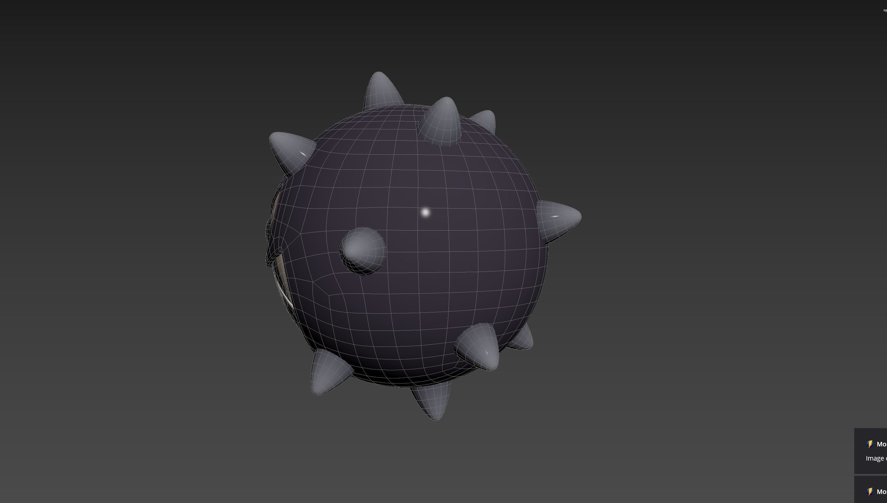 Character244 Spike Ball 3D model | CGTrader