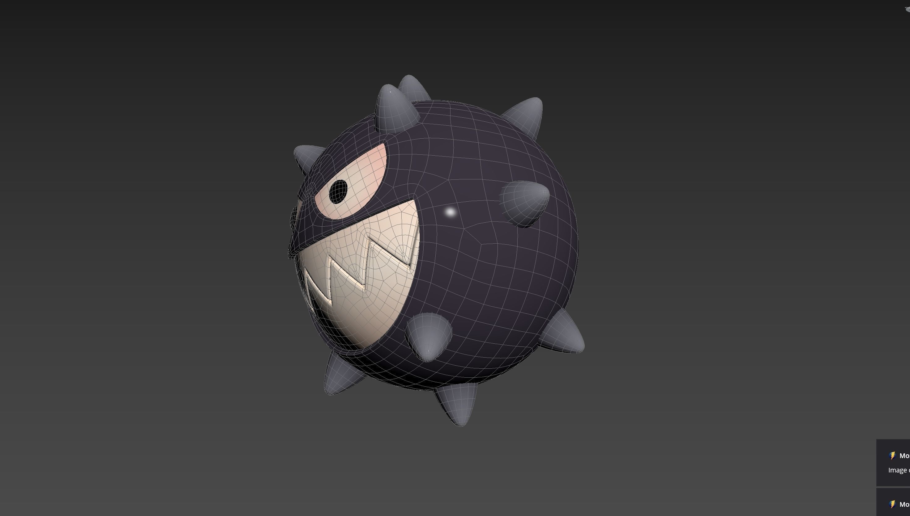 Character244 Spike Ball 3D model | CGTrader