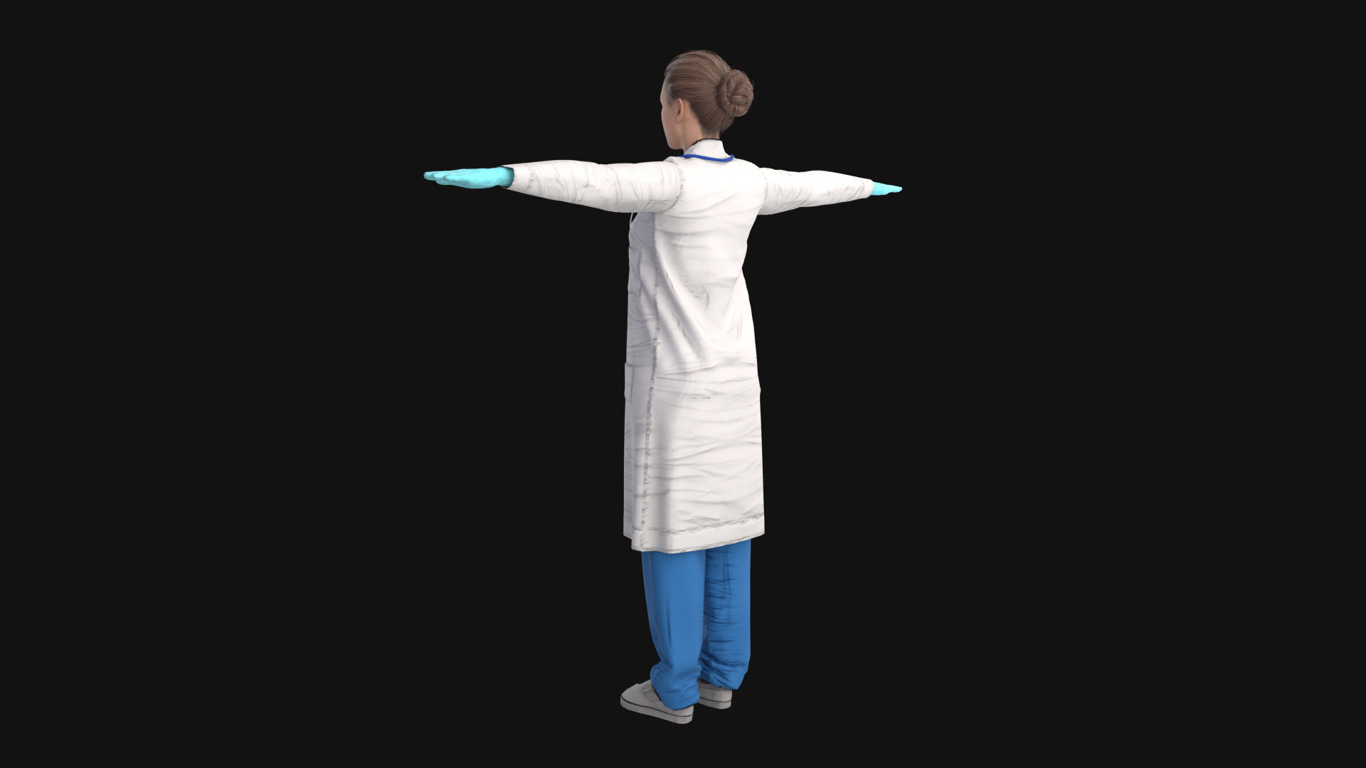 3D model Female Doctor Rigged VR / AR / low-poly | CGTrader