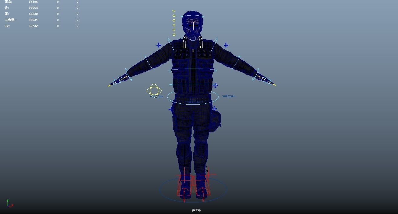 3D model Male SWAT Officer Rigged VR / AR / low-poly | CGTrader