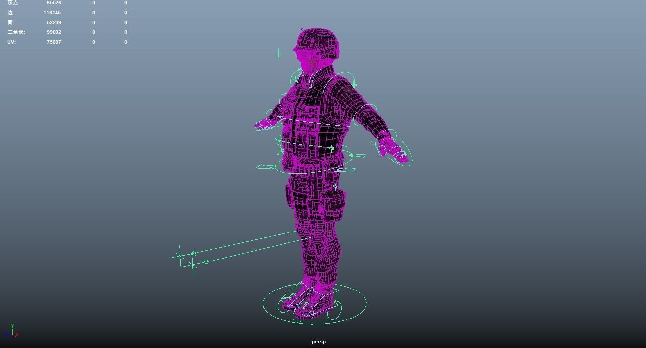 3D model Male SWAT Officer Rigged VR / AR / low-poly | CGTrader