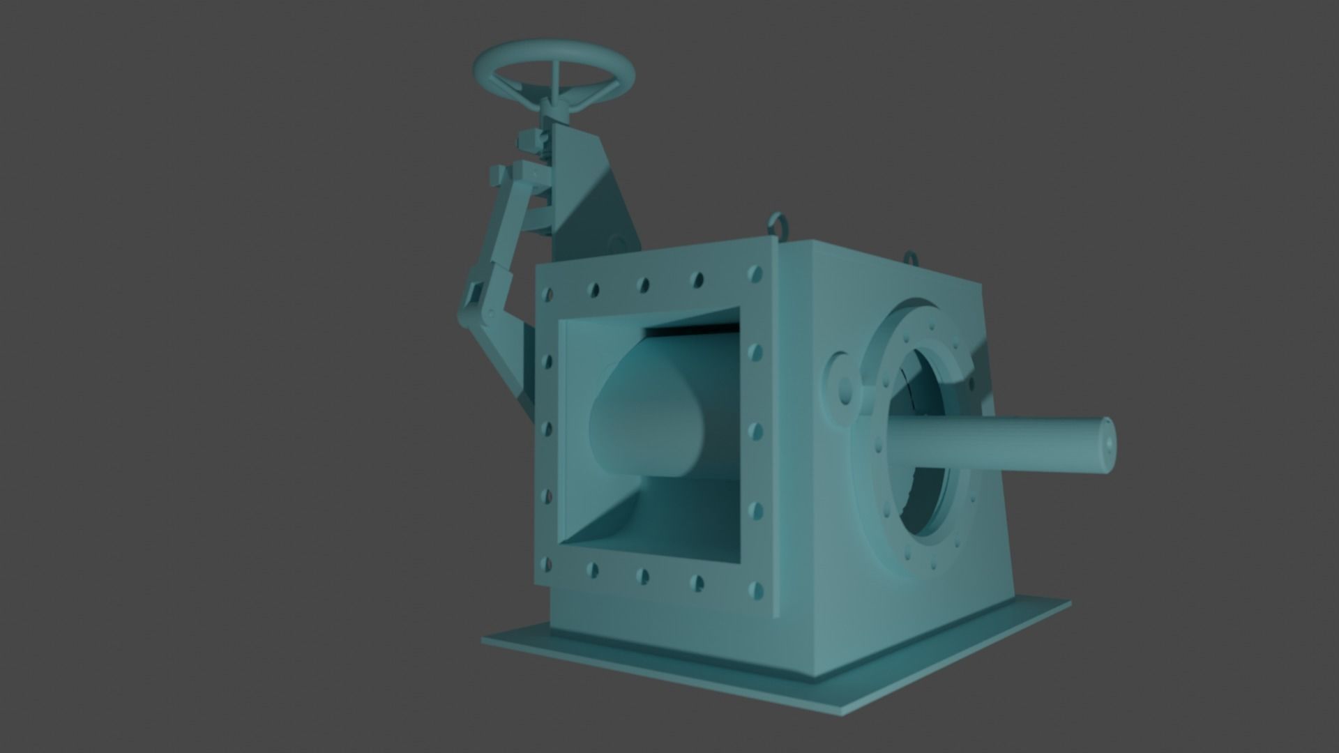 Cross Floww Turbine Mini Hydro Project 3D model | CGTrader