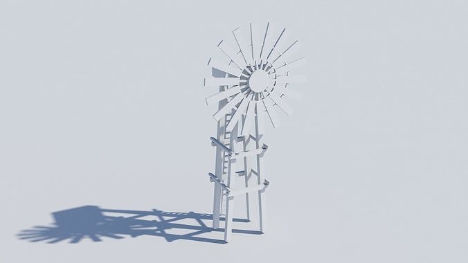 Wind mill free 3D model | CGTrader