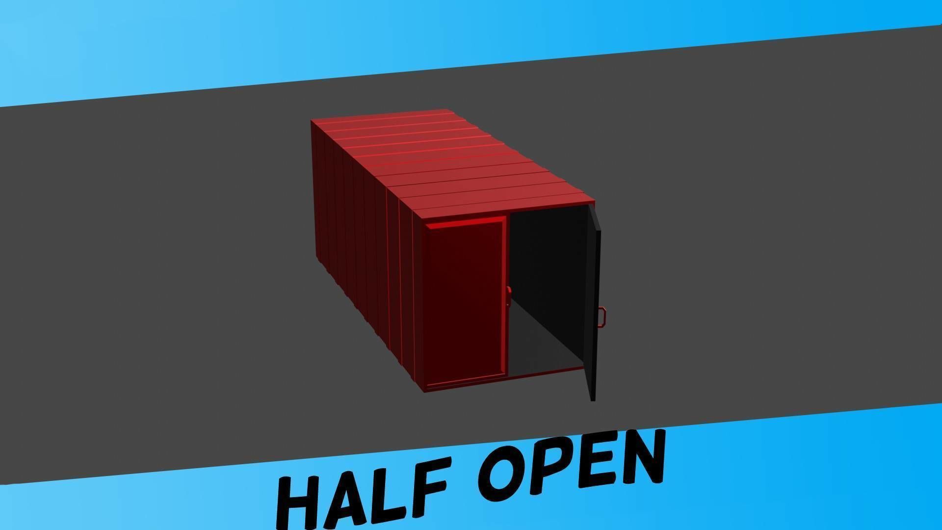 a shipping container 3D model free 3D model | CGTrader