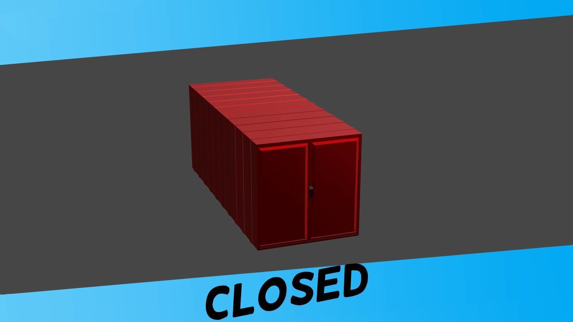 a shipping container 3D model free 3D model | CGTrader