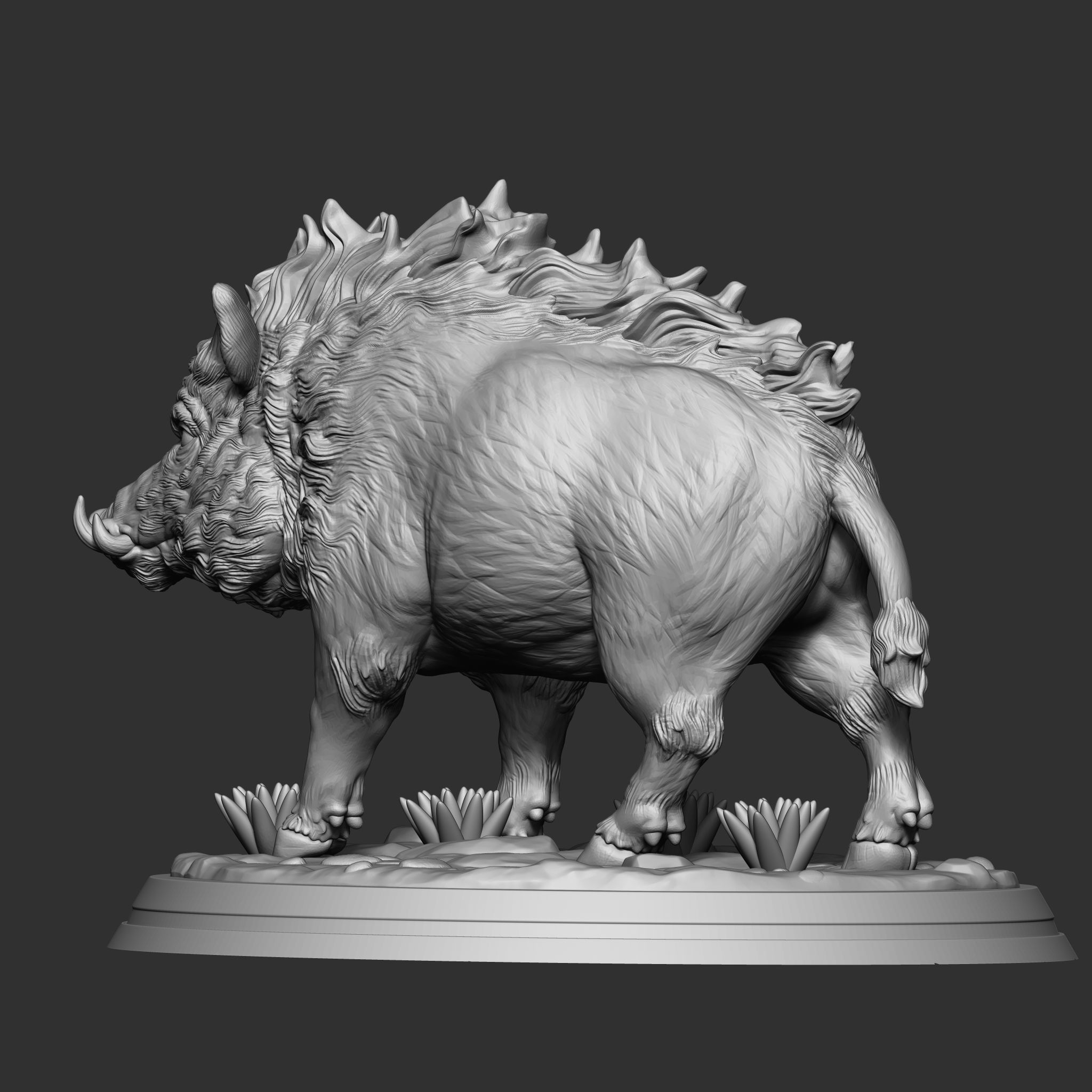 WILD BOAR free 3D model 3D printable | CGTrader