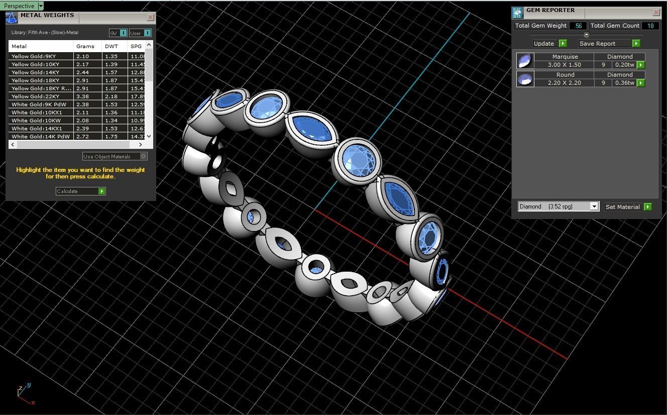 infinity marquise ring model 347 3D model 3D printable | CGTrader