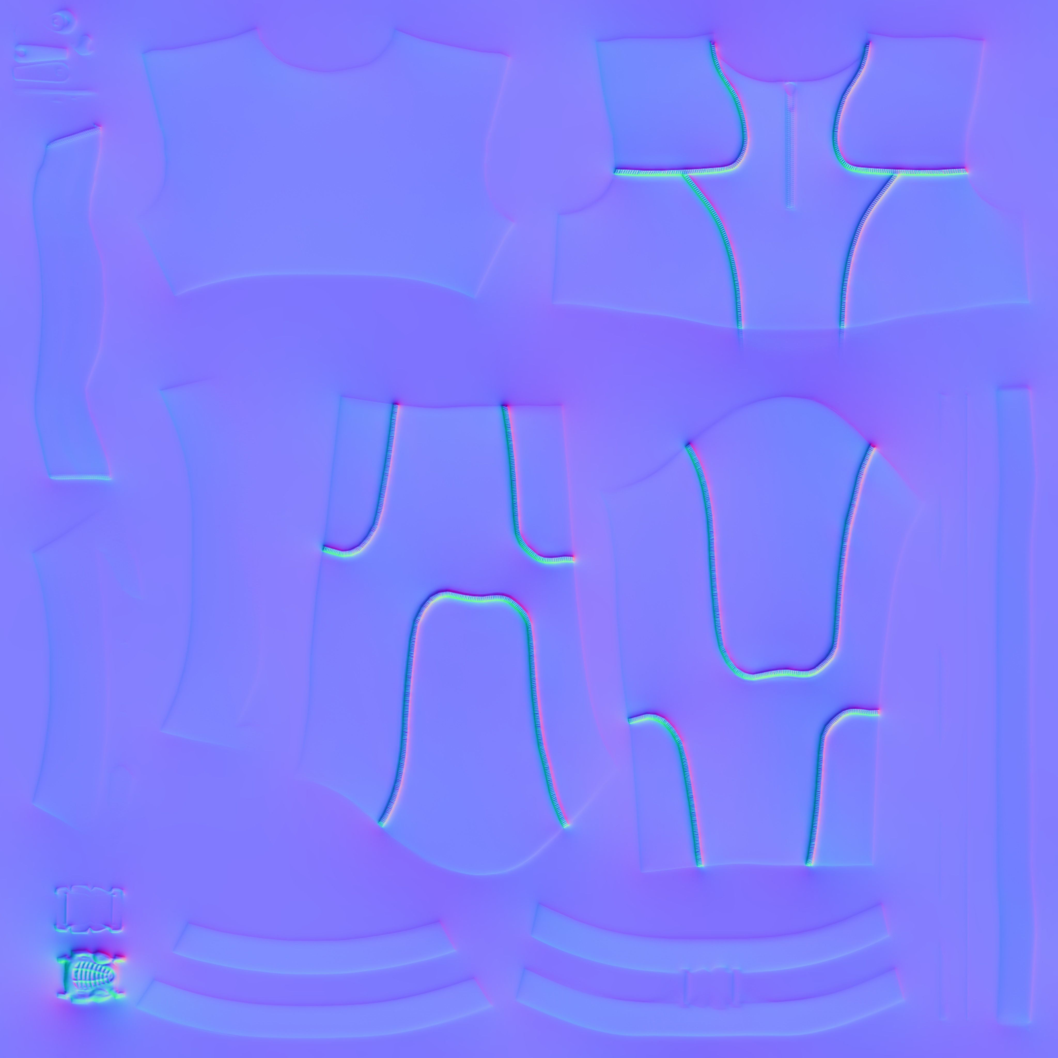 3D model Black Paneled See-through Midriff Futuristic Female Top VR ...