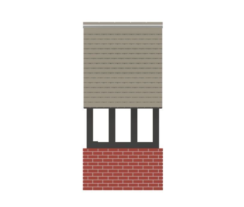 Model Railway Church Lych Gate 3D model 3D printable | CGTrader