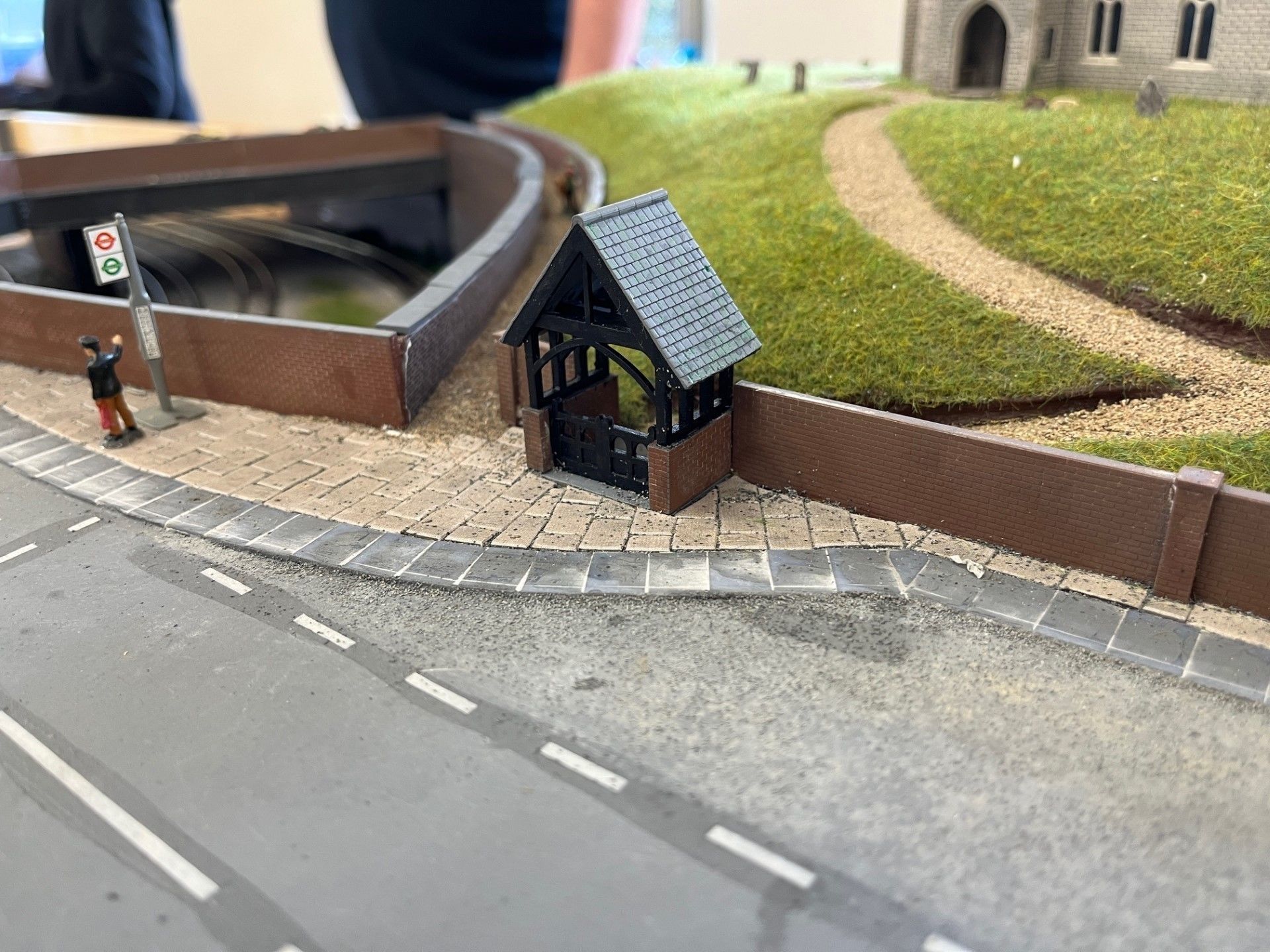 Model Railway Church Lych Gate 3D model 3D printable | CGTrader