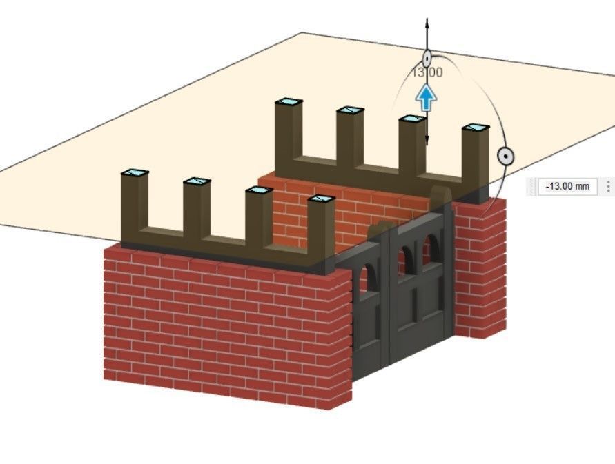 Model Railway Church Lych Gate 3D model 3D printable | CGTrader