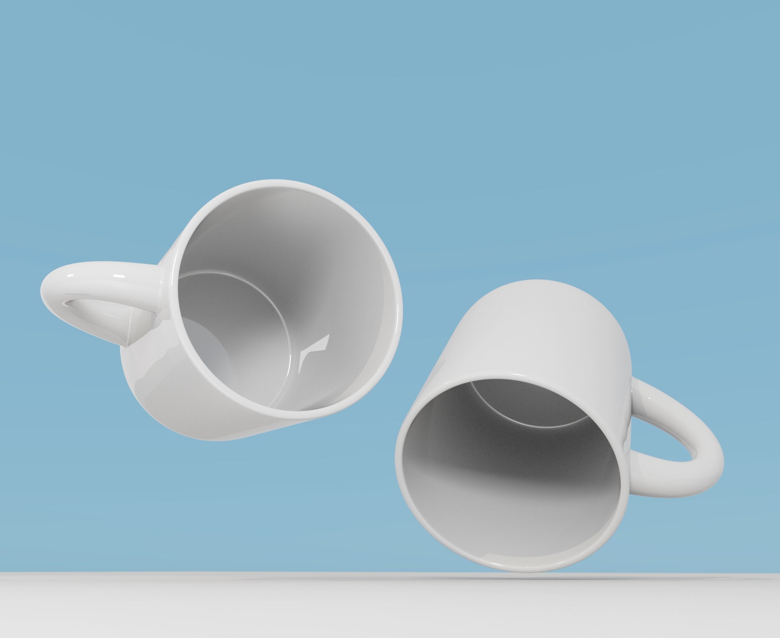 Cup for milk 3D model | CGTrader