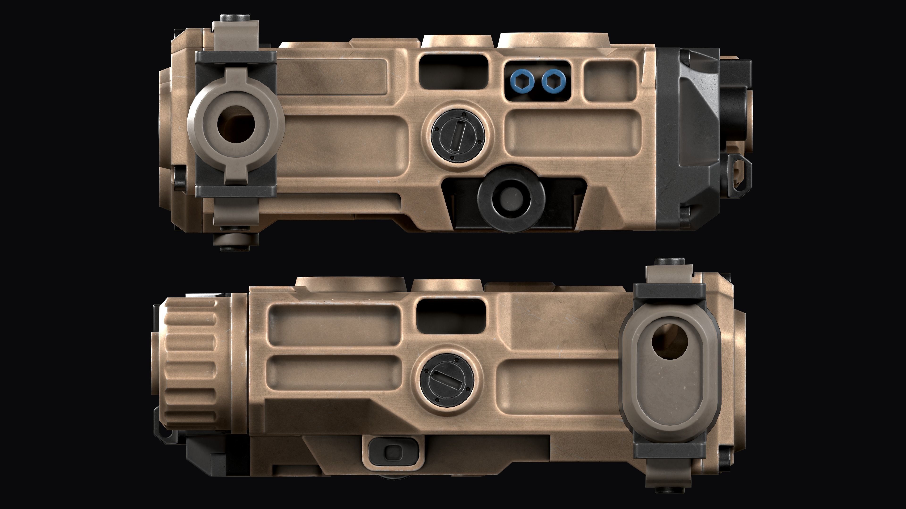3D model Tactical device Laser Sight EOtech OGL VR / AR / low-poly | CGTrader