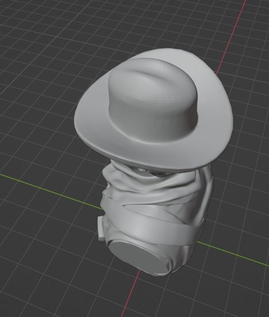 John Wayne 3D model 3D printable | CGTrader