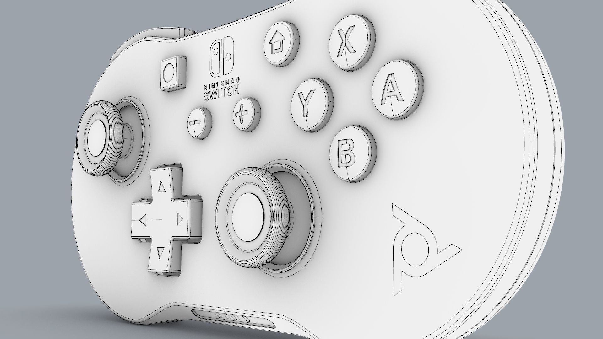 Nintendo Switch PDP Controller 3D model | CGTrader