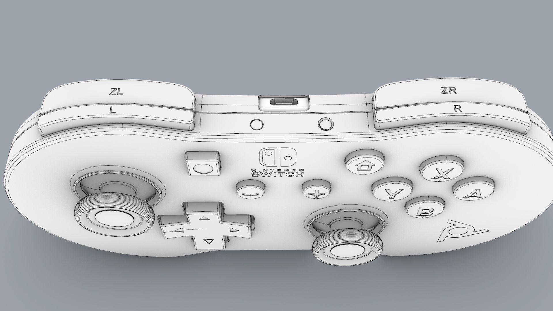 Nintendo Switch PDP Controller 3D model | CGTrader