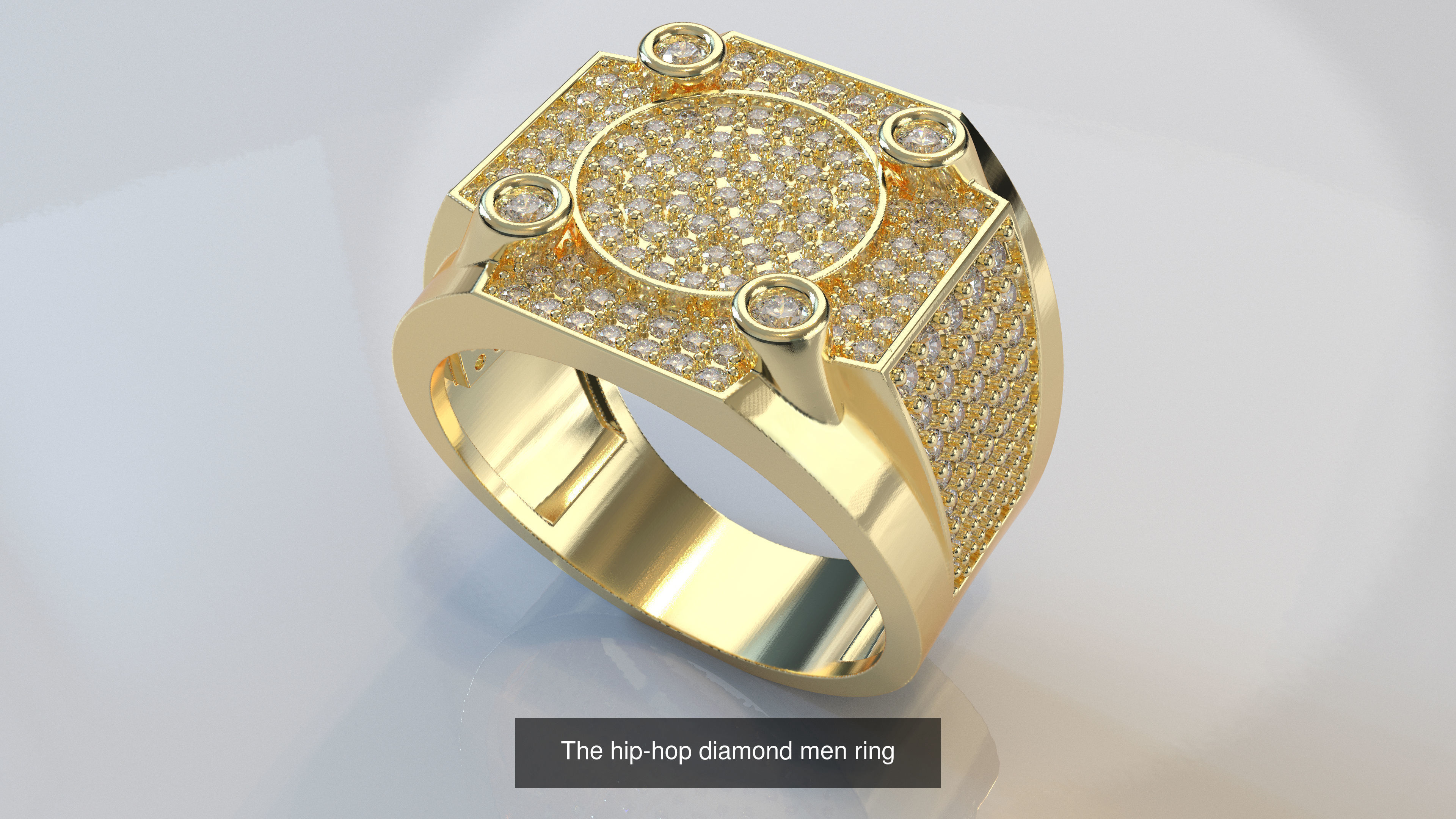 Hip-Hop Ring 3D Model Collection | CGTrader